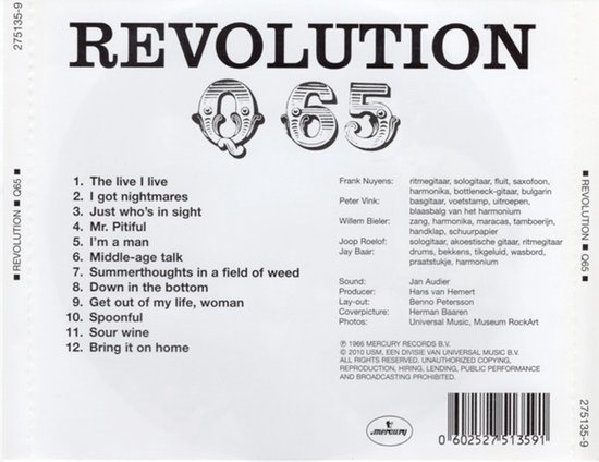Revolution, Q 65 | Muziek | bol