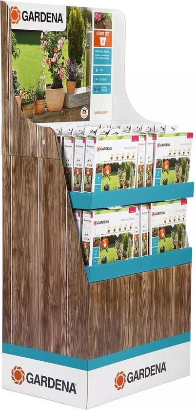 GARDENA Micro Drip System startset terras/balkon - Geschikt voor 5 bloempotten | bol