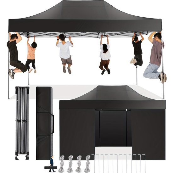 Partytent – Outdoor Tent – Tuin Overkapping – Marktkraam Tent – 3x4,5 ...