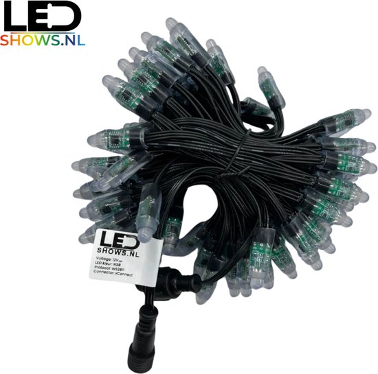 Ledshows - WS2811 Bullet Pixels 12v - 100 stuks X-con connector | bol