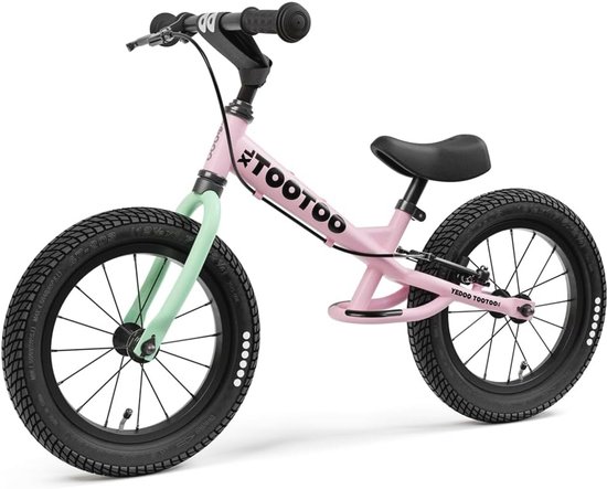 Verstelbare Loopfiets voor Kinderen 3-6 Jaar met Opblaasbare Wielen en ...