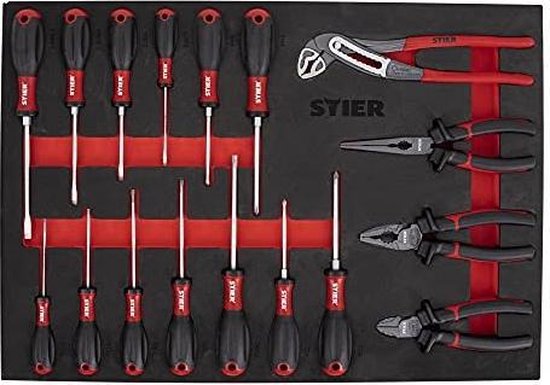 Stier 902833 - Gereedschapsset - 17-delig | bol