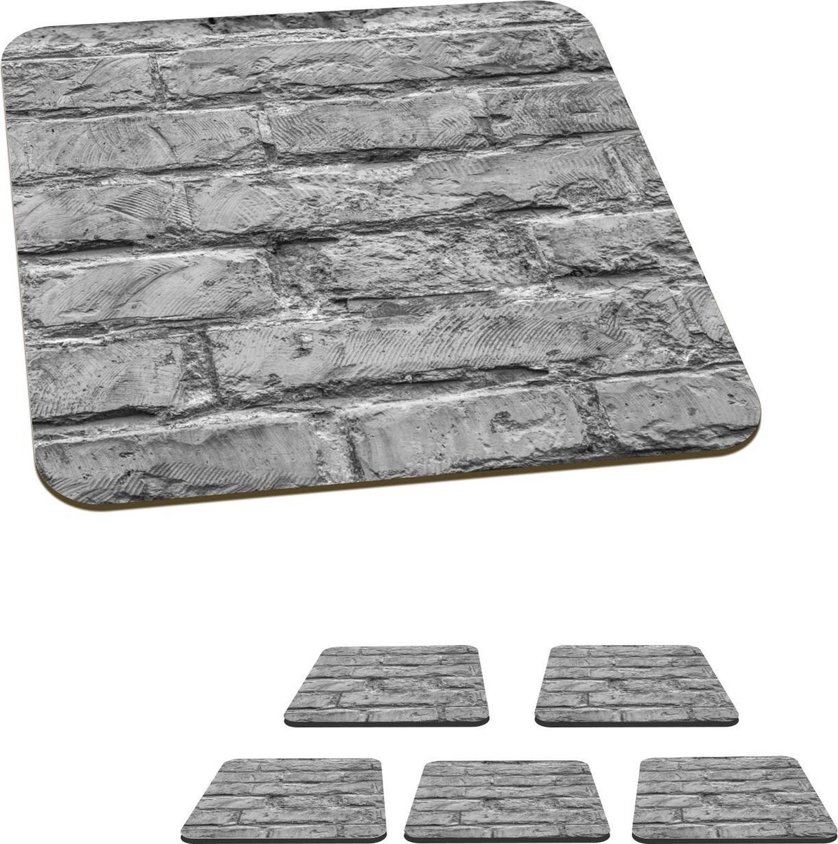 Sous-verres -verres à verres - Mur en pierre antique avec détails ...