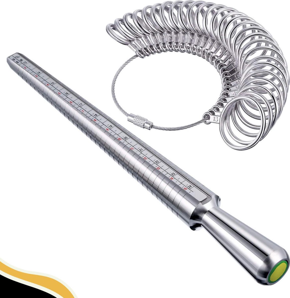 Ringmeter - Ringmaat meter - Ringmaat - Ring meter - Ring sizer - Ringstok | bol.com