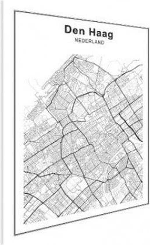Stadskaart Den Haag - Poster 90x60 | bol