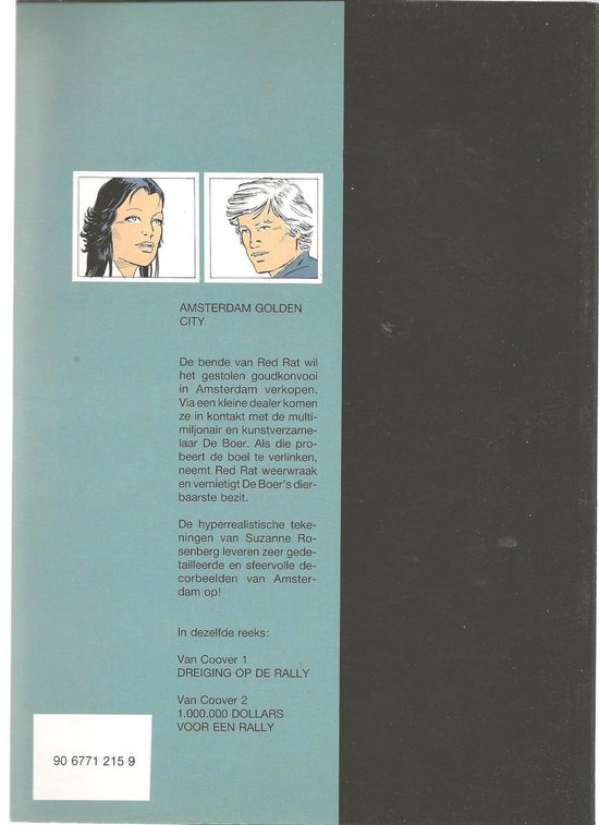 3 Amsterdam Golden City - Van Coover stripboek Red Rat serie | bol
