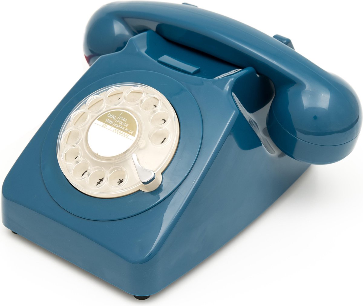Gpo 746rotaryazu Telefoon Retro Jaren ‘70 Draaischijf Azuurblauw