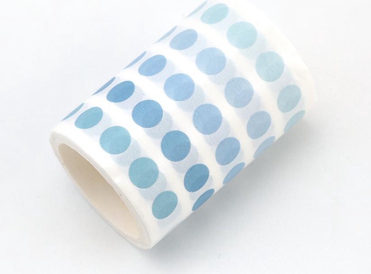 Licht Blauwe Stippen Washi Tape Stickers | Leuke To Do Dots | Bullet ...