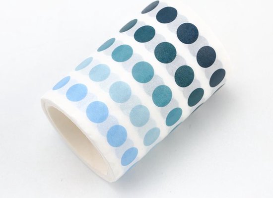 Blauwe Stippen Washi Tape Stickers | Leuke To Do Dots | Bullet Points ...