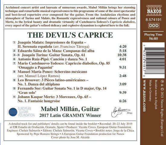 Mabel Millan - The Devil's Caprice - Guitar Favourites (CD), Mabel ...