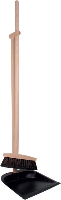 CC Hansen Handveger en blik - FSC & Zwart metaal - Lang Steel | bol.com