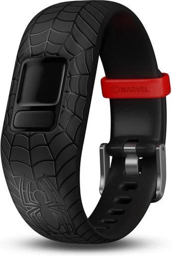 Garmin Marvel Spider-Man bandje - Garmin vivofit jr. 2 - Zwart | bol