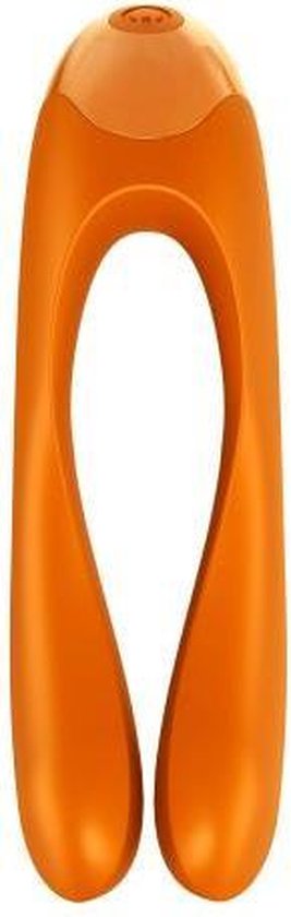 Satisfyer Candy Cane Vingervibrator - Oranje | bol.com