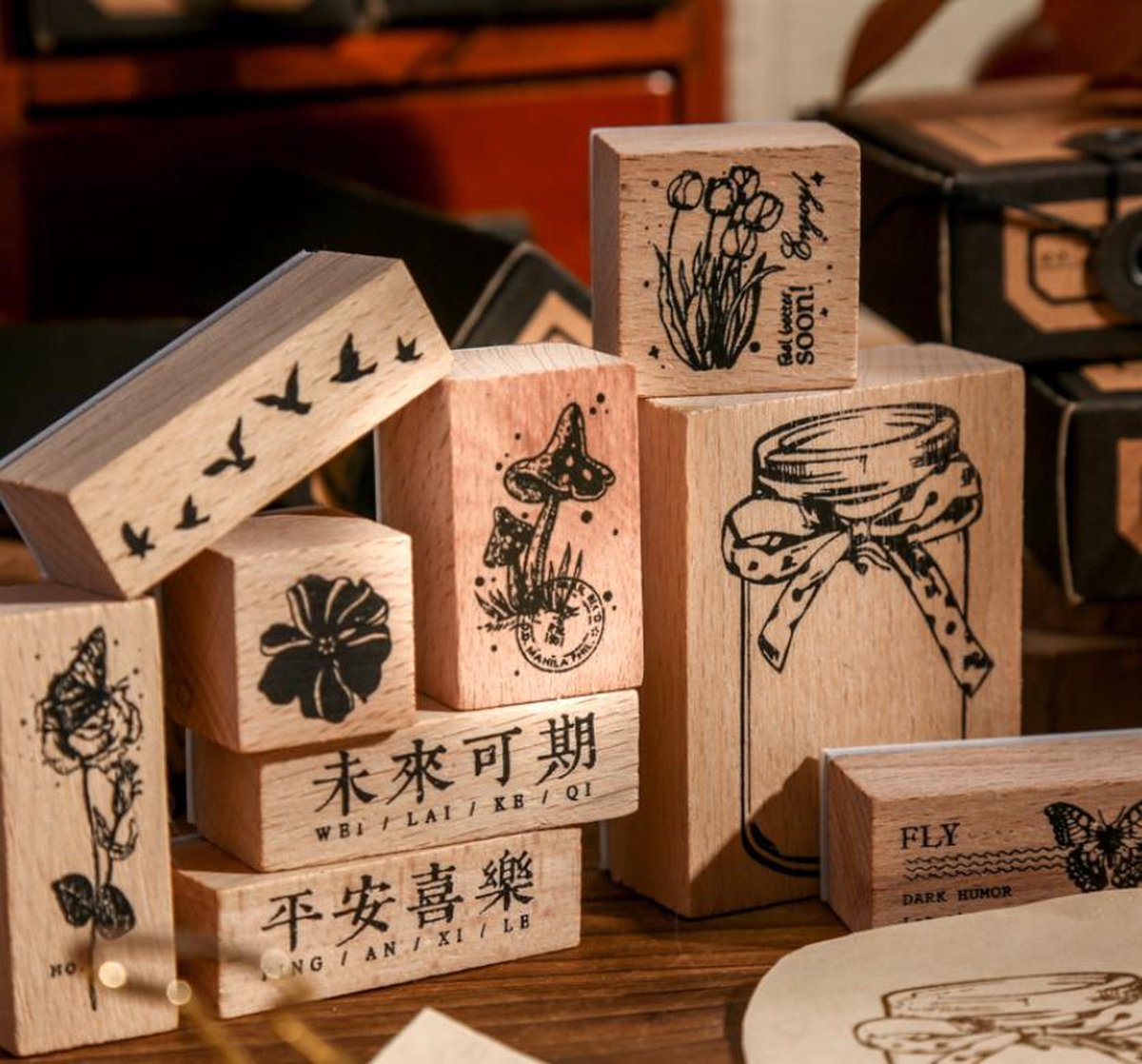 Bloemen Stempel Set | Drie Verschillende Stempels in één Thema ...