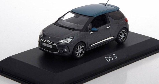 Citroën DS3 (Grijs/Turquoise) (10 cm) 1/43 Norev - Modelauto ...