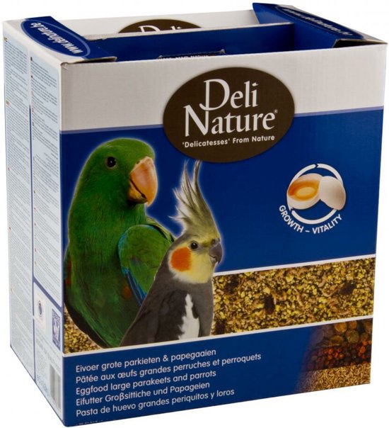 Deli Nature Eivoer Parkiet en Papegaai 800 gr | bol