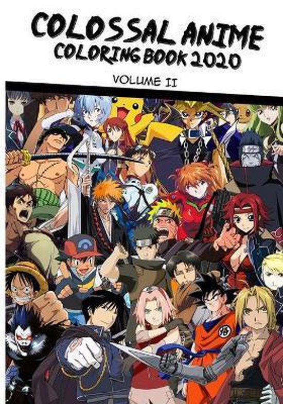Colossal Anime Coloring Book 2020, Vinyl Publishing | 9798600606128 ...