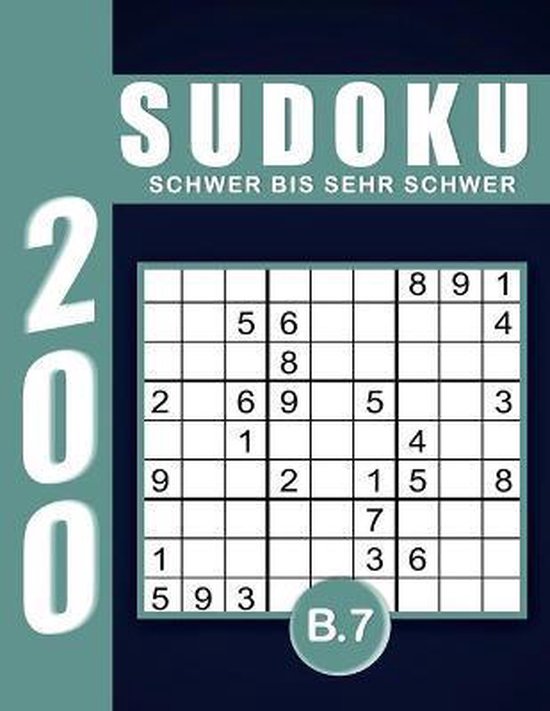 Sudoku Erwachsene Schwer Bis Sehr Schwer Band 7, Votoy'S Art | 9798685603890 | Boeken | bol.com