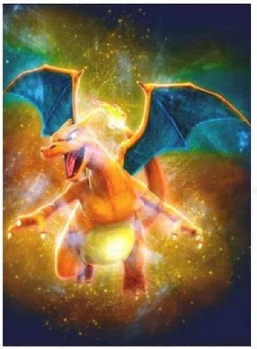 Charizard - Diamond Painting - Pokemon - 20x15cm - Complete Set ...