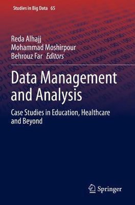 Data Management and Analysis | 9783030325893 | Boeken | bol.com