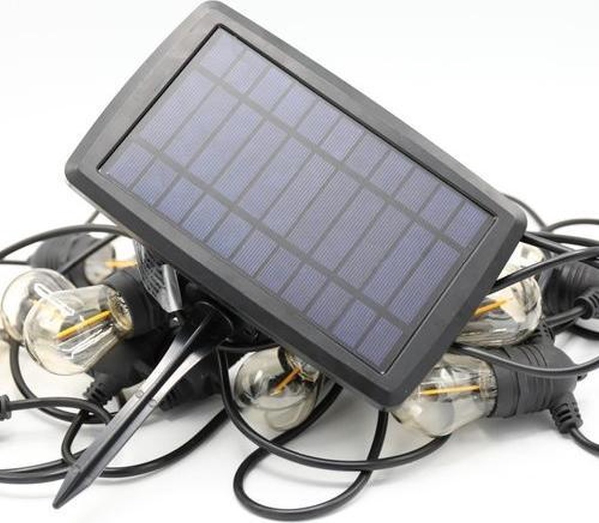 Solar lichtsnoer voor buiten - 24 meter - 36 lampjes - inclusief ...