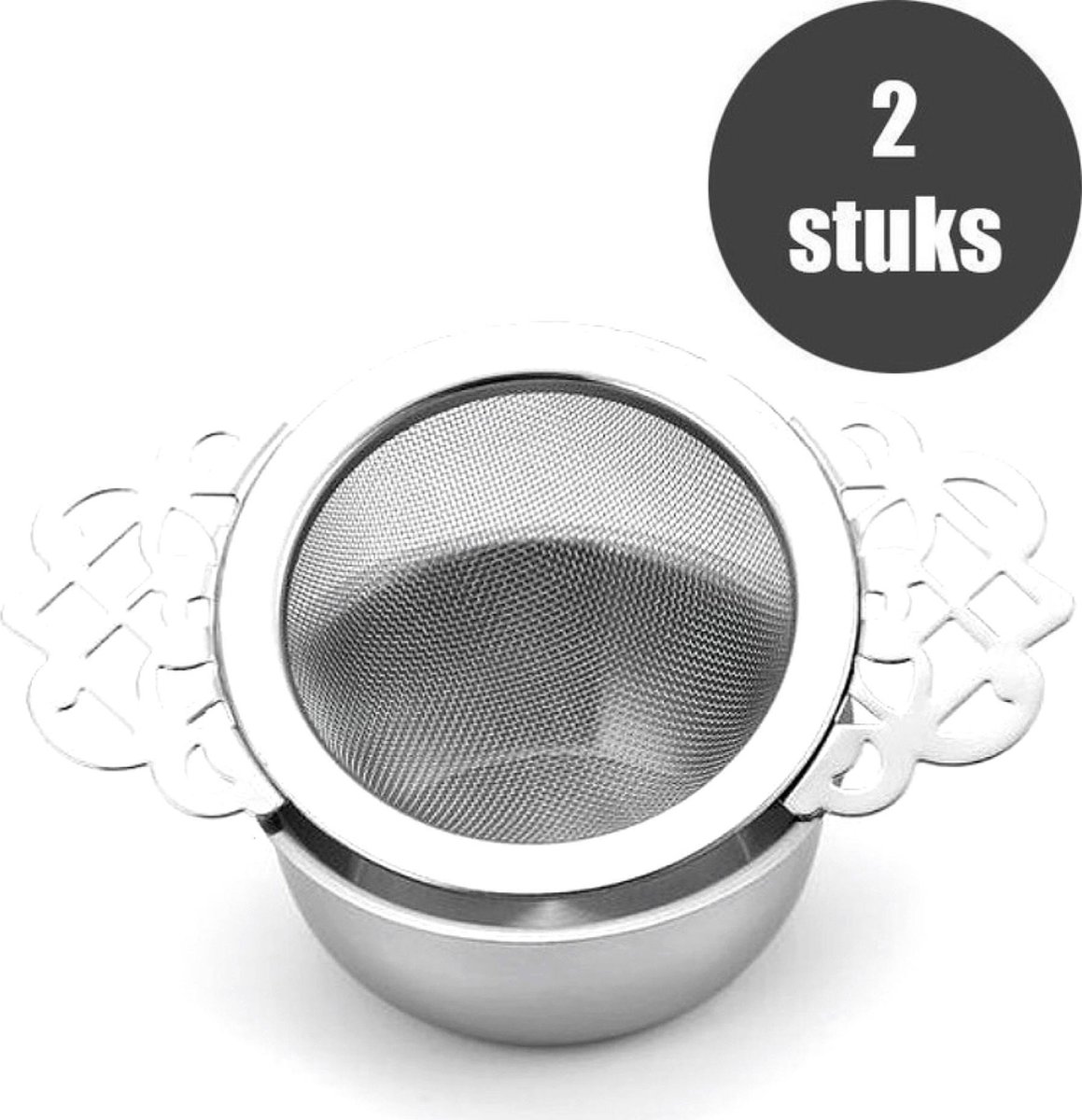 2 Stuks - Luxe - Theezeef - Theefilter - Thee zeef - Thee ei - Thee ...