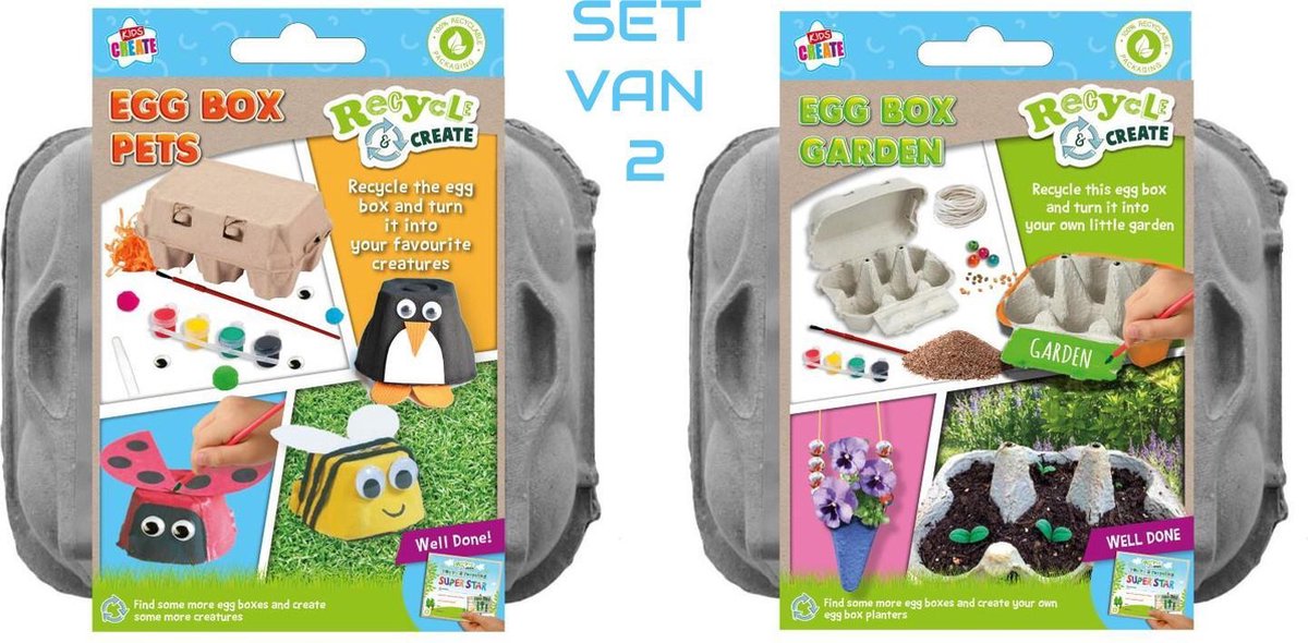 Knutselen Meisjes -Recycle en Create Set van 2.- Knutselen Jongens ...