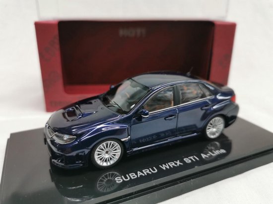 Subaru Impreza WRX STi 2005 A-Line Blauw Metallic 1-43 Ebbro | bol.com