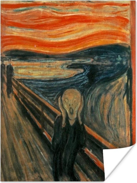 Poster De schreeuw - Edvard Munch - 30x40 cm | bol