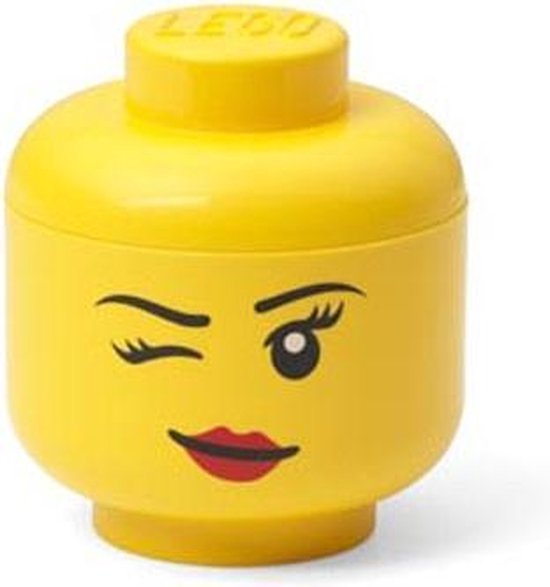 Opbergdoos LEGO-hoofd Winky, Geel - Polypropyleen - LEGO | bol.com