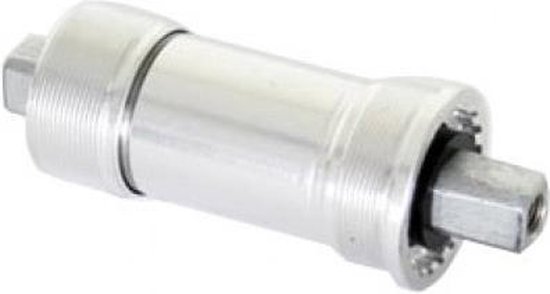 Sunrace Trapas vierkante as - Aluminium behuizing - 68/127 mm - Zilver - BSA draad | bol