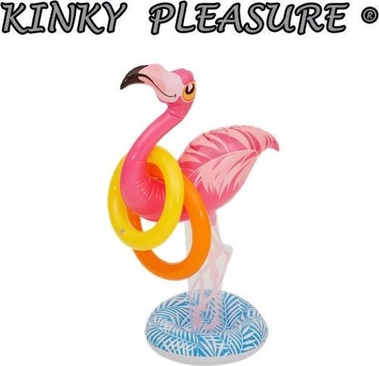 Kinky Pleasure Opblaasbare Flamingo Ring Werpen en of gooien 94 x 48cm ...