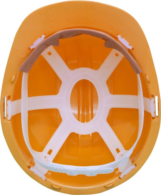 Bouwhelm - Oranje - Veiligheidshelm voor Volwassenen - incl. Verstelbaar binnenwerk | bol.com