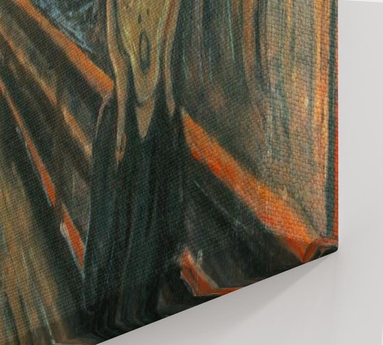 De Schreeuw, Edvard Munch - Foto op Canvas - 45 x 60 cm | bol.com