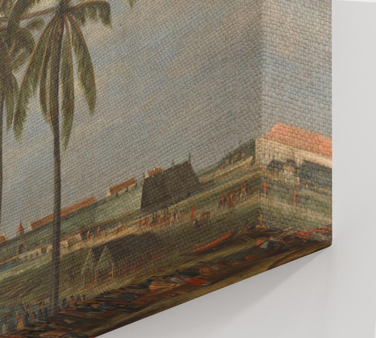 Het kasteel van Batavia, Andries Beeckman - Foto op Canvas - 60 x 40 cm ...