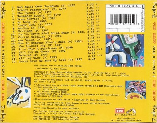 Best of Fischer-Z, Fischer-Z | CD (album) | Muziek | bol