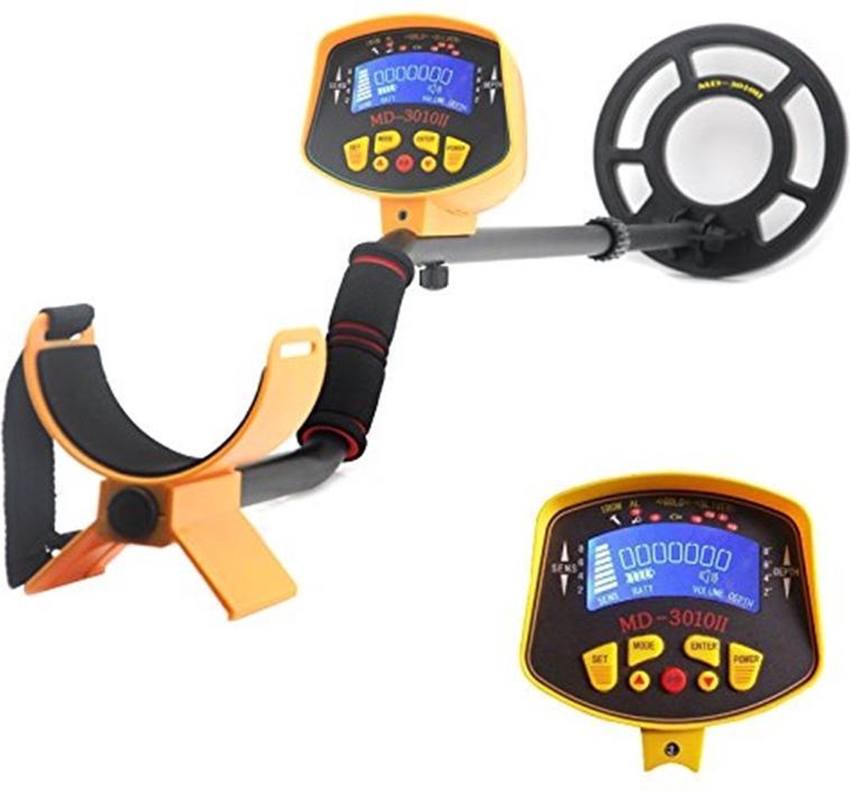 Professionele Metaaldetector Met LCD Scherm - Metaal Detector Kind ...