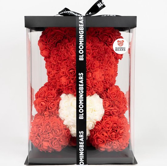 Rose bear - Rosebear - Rozen Beer - Rozenbeer - Roosbeer - Teddybear Rozen - Roos -... | bol.com