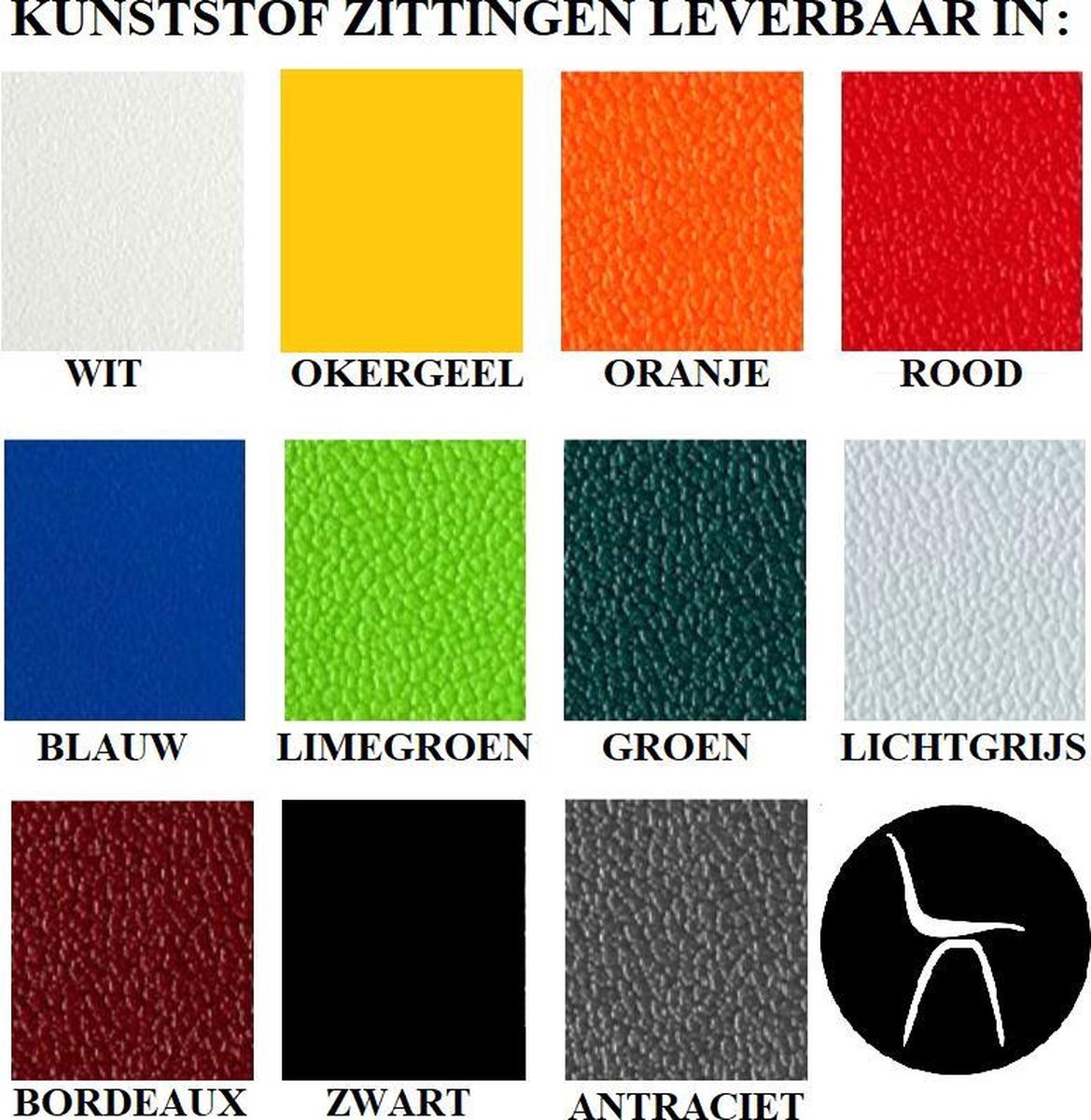 KoC Samantha rood met lichtgrijs onderstel. kantinestoel stapelstoel ...