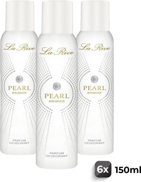 La Rive Deo Pearl for Woman - Voordeelverpakking 6 Stuks | bol
