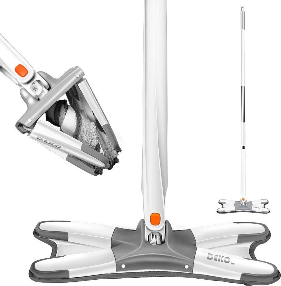 Deko X-Type Vloerwisser - Vloertrekker - Dwijl - Microverzel - 37cm ...