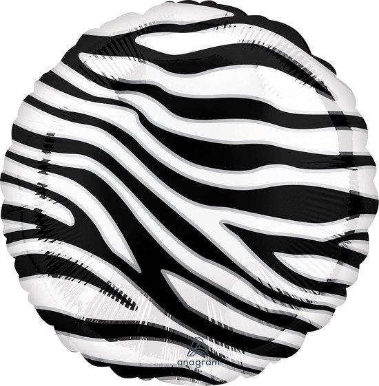 Helium Ballon Zebra print | 45 cm | bol