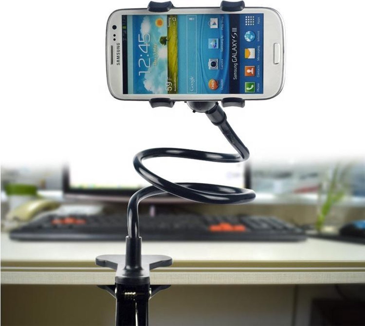 Telefoonhouder Bureau - Telefoonhouder auto - Handsfree - Universele ...