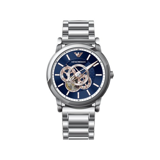 Emporio Armani Luigi AR60036 Horloge - Staal - Zilverkleurig - Ø 43 mm ...