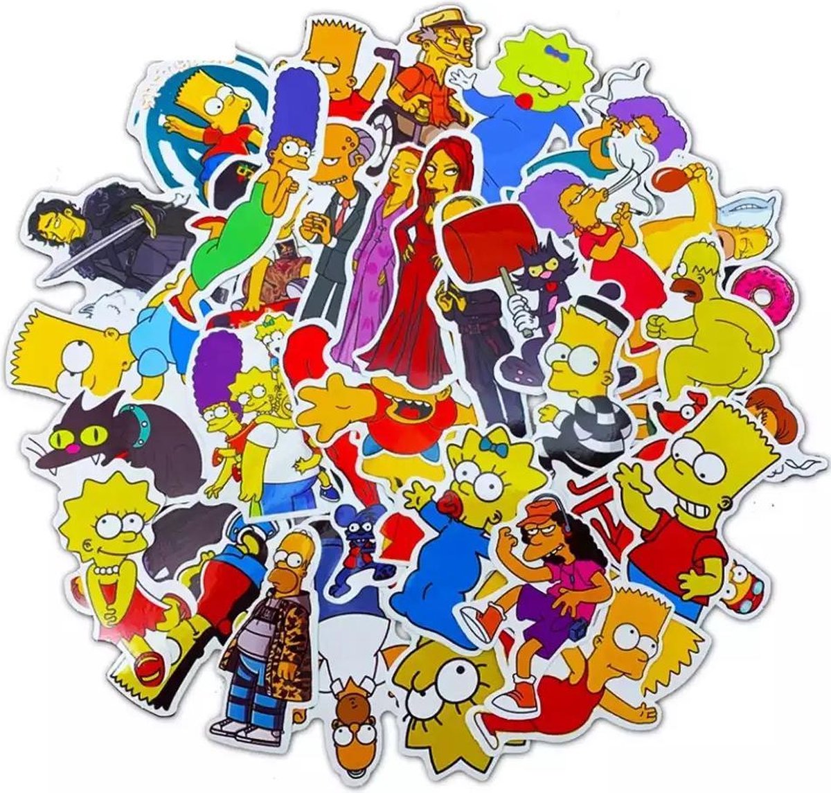 Simpon stickers || 25 stuks stickers || Waterproof ||vinyl graffiti ...