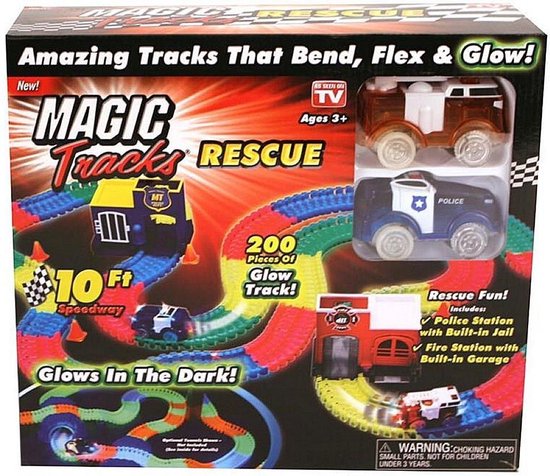 Magic Tracks Rescue Set Glow In The Dark | Games | bol