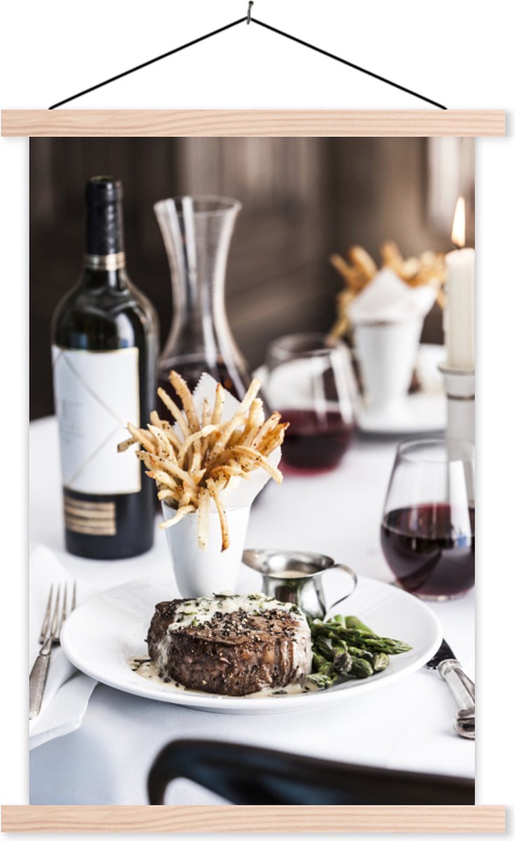 steak avec un cornet de frites assiette école lattes plates vierges ...