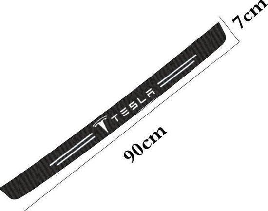 Achterbumper Beschermlijst Plakstrip 90cm Voor Tesla Model S 3 X Y