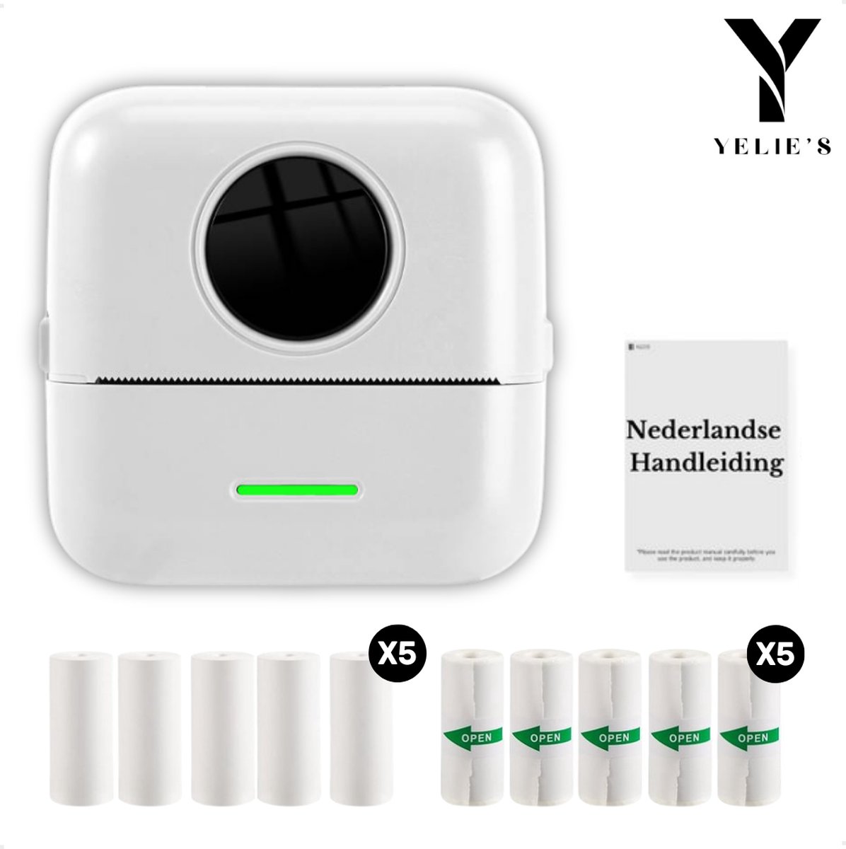 Yelie’s S1 - Mini Printer Voor Mobiel - Pocket Printer - Sticker ...