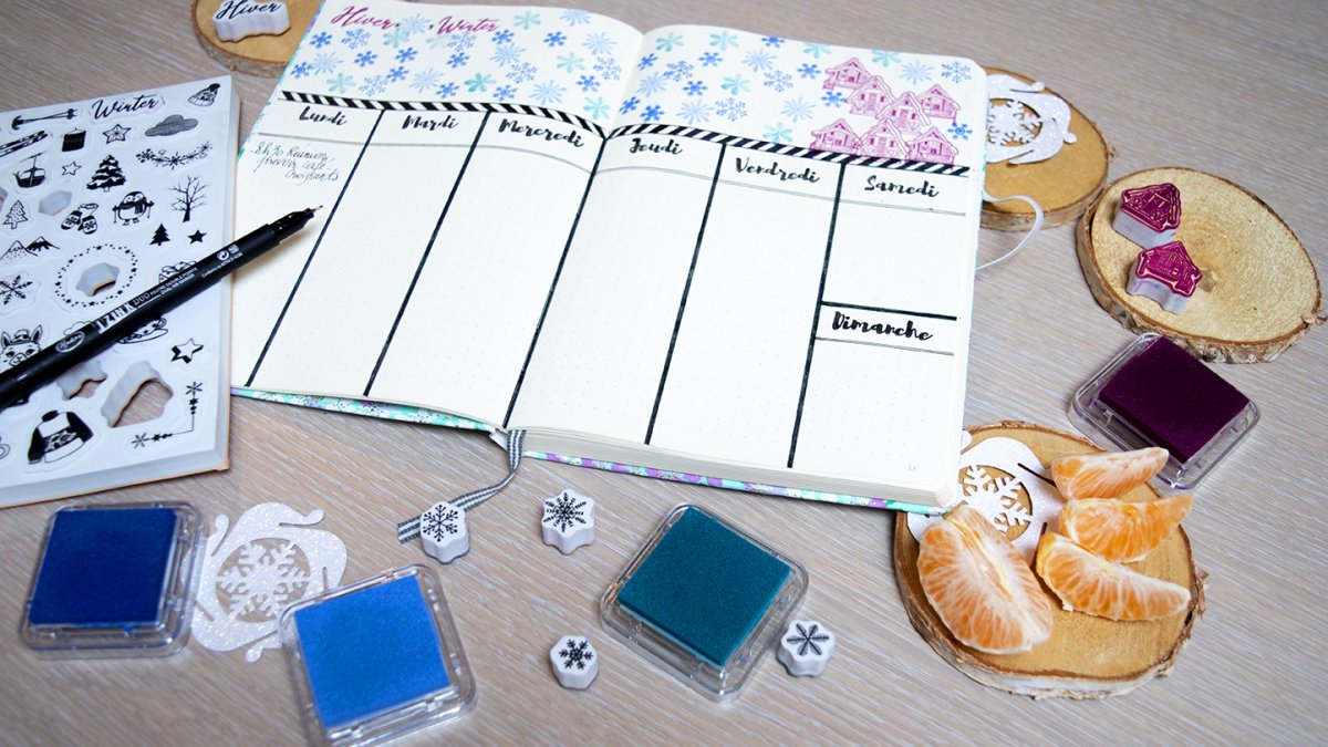 Summer Stamp Bullet Journal | bol